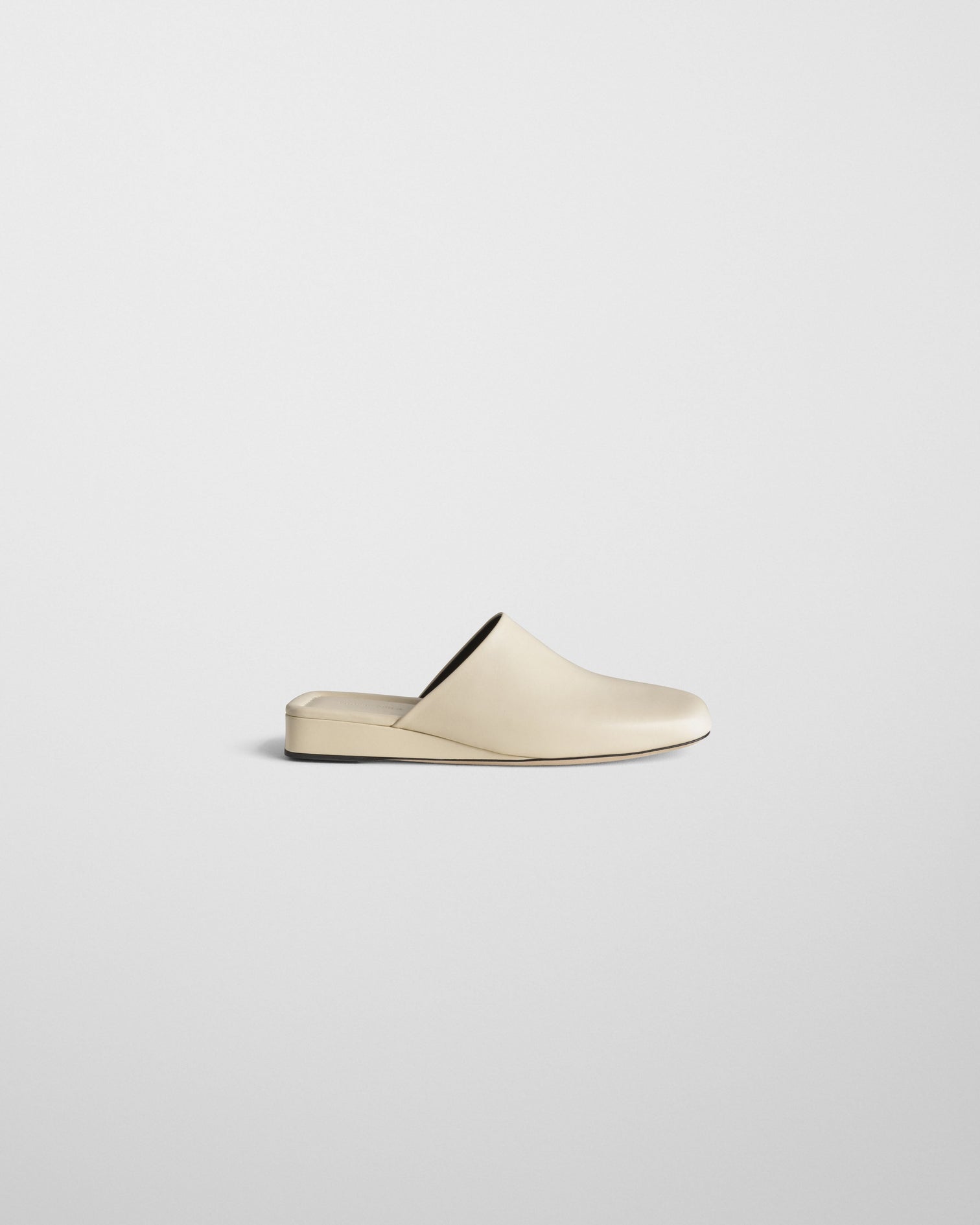 PHOEBE PHILO | ROBE SLIDE | BLACK LEATHER