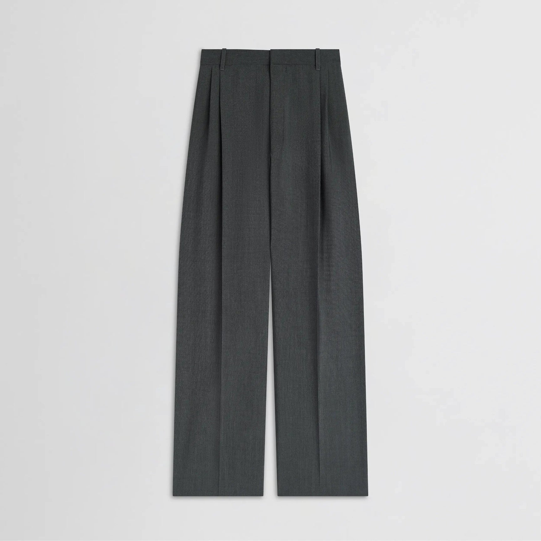 PHOEBE PHILO | WOVEN PLEATED SCARF | CREAM SILK