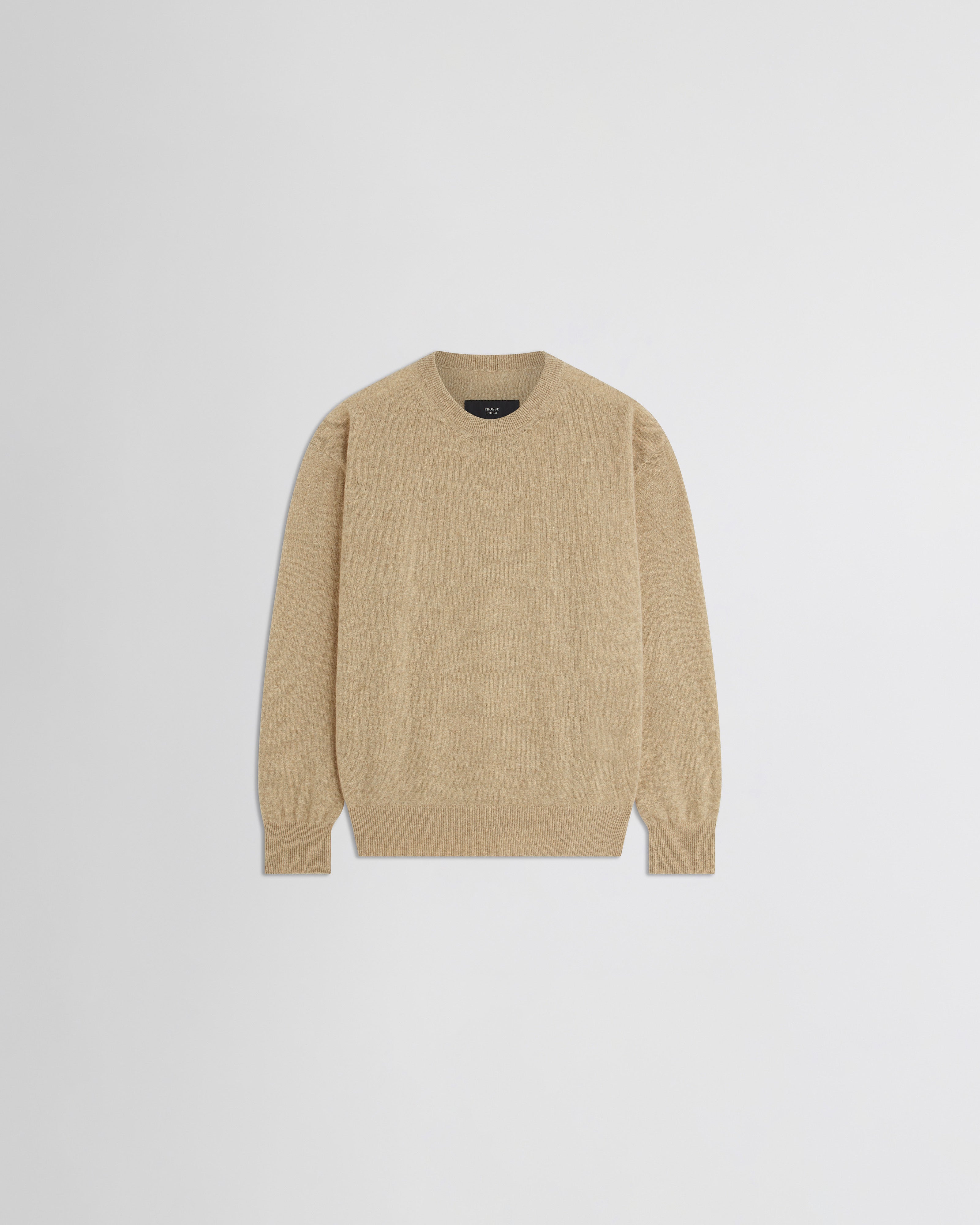 PHOEBE PHILO | CLASSIC CREW NECK | OATMEAL WOOL