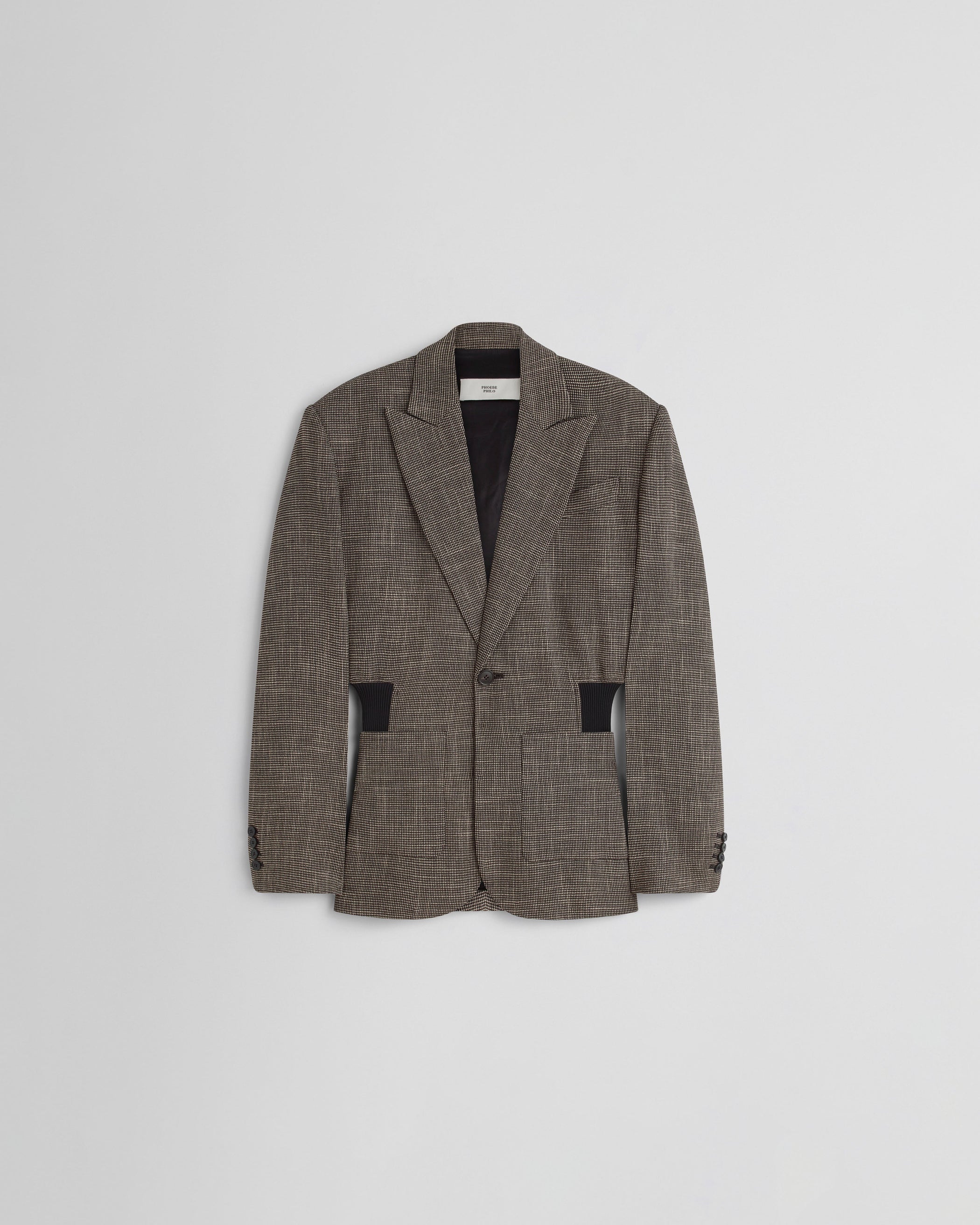PHOEBE PHILO | KICK TAILORED JACKET | SHROOM WOOL